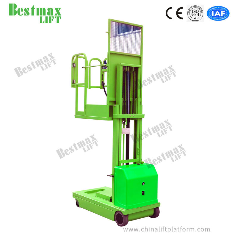 2.7 - 4.5m Self Propelled Electric Order Picker Machine Use In Warehouse