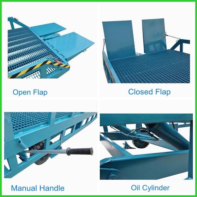 Large Loading Capacity Mobile Dock Ramp With Outriggers Movable Dock ... Large Loading Capacity Mobile Dock Ramp With Outriggers Movable Dock ...