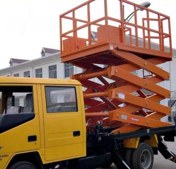 11 Meters Truck Mounted Scissor Lift with 500KG Loading Capacity